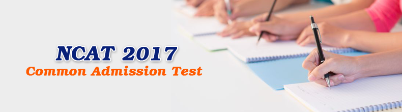 NCAT Common Admission Test 2017